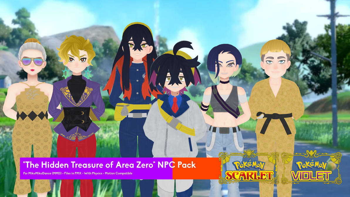 MMD Pokemon ScVi DLC 1 NPC Pack by Pikapika-2000 on DeviantArt
