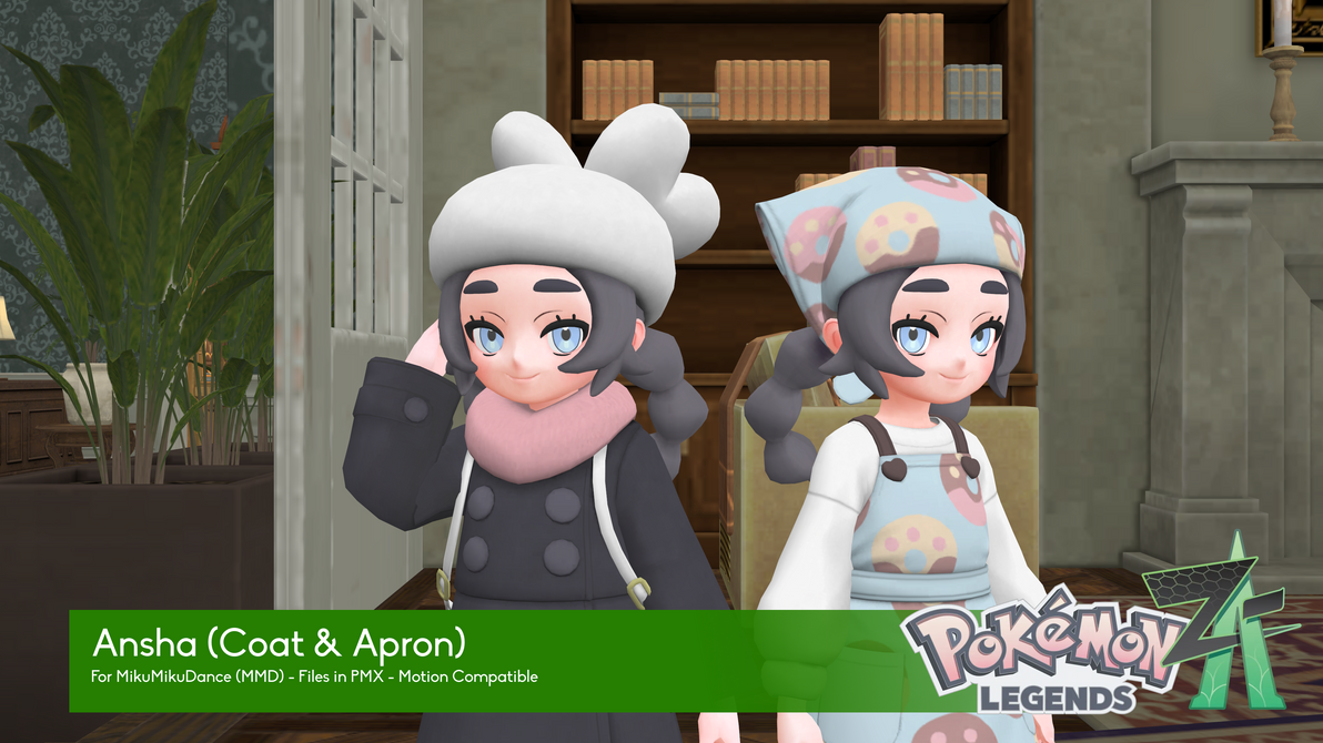 MMD - Pokemon Legends Z-A - Ansha - DOWNLOAD by Pikapika-2000 on DeviantArt
