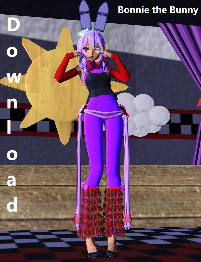 [MMD FNAF Model DL] Bonnie the Bunny by obscuredsavepoint on DeviantArt