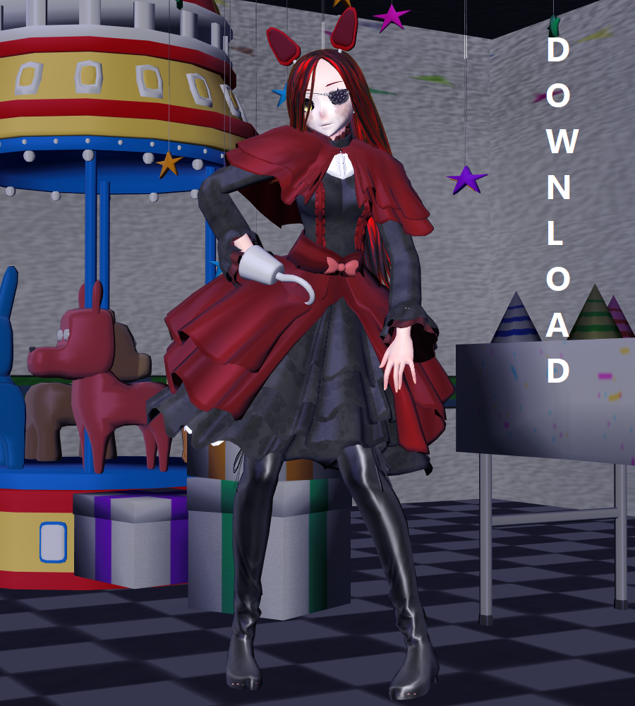 [MMD FNAF Model DL] Foxy v2 by obscuredsavepoint on DeviantArt