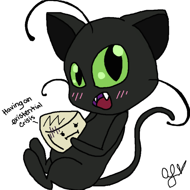 .:Miraculous Ladybug:. Plagg with Camembert Cheese by AmyCruzz on ...