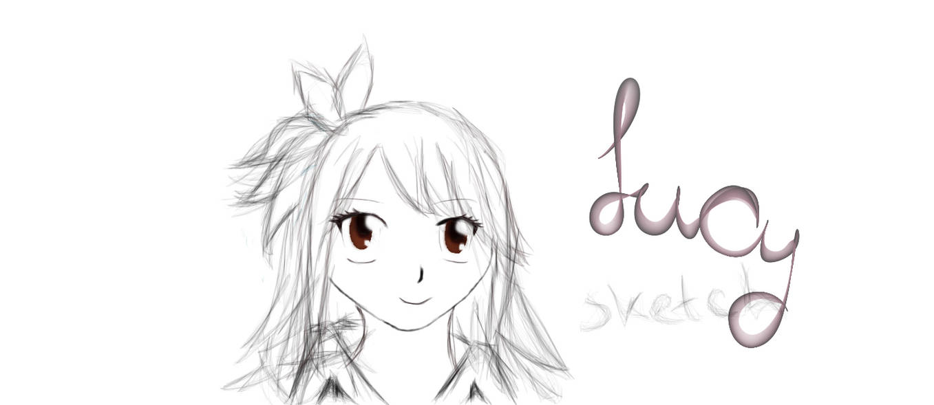 lucy sketch by own-beauty on DeviantArt