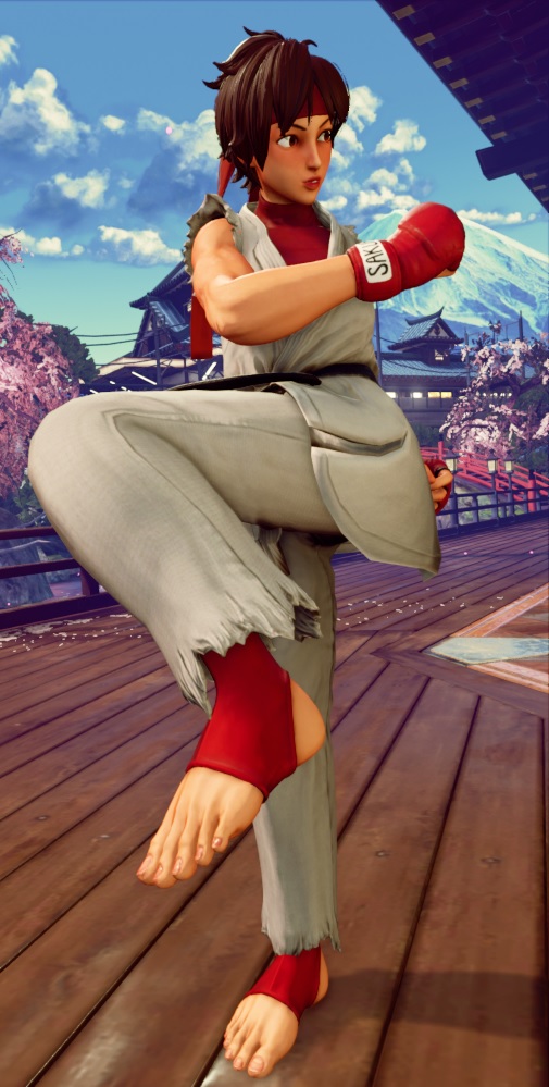 SFV Mod - Sakura: New Ankle Guard by SegadorMods on DeviantArt