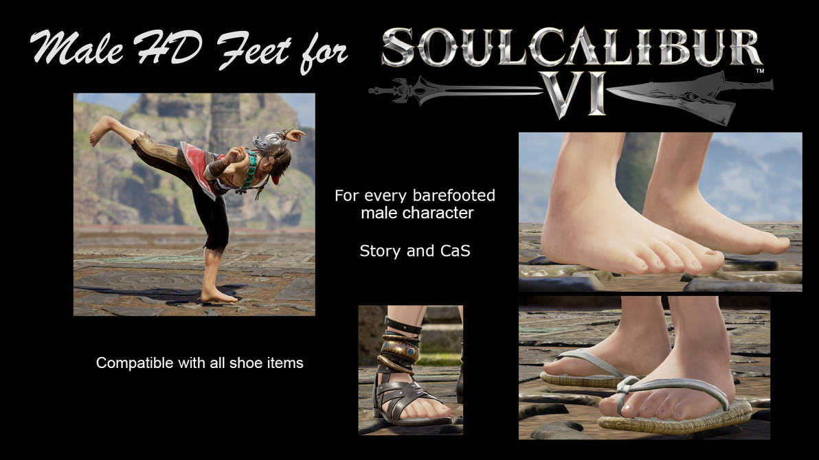 SC6 Mod - Male HD Feet by SegadorMods on DeviantArt
