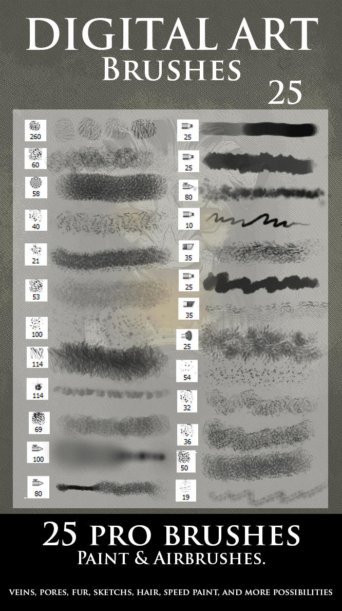 Airbrush and digital Paint brushes by slyourself on DeviantArt