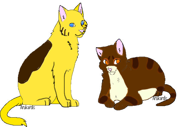 Moss's parents by BerrytheWolfCat on DeviantArt