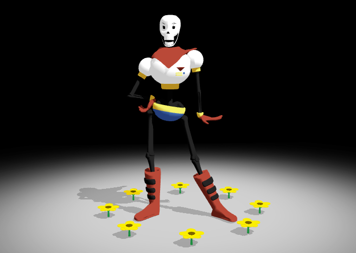 MMD Undertale Papyrus Pose DL by Aleu20 on DeviantArt