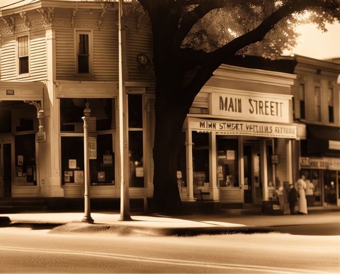 The Corner of Main Street (D188D) by schopenhauer1788 on DeviantArt