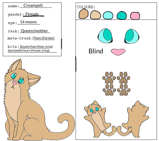Creampelt ref. by Creamkit223 on DeviantArt