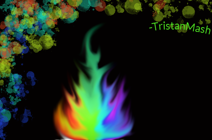 Rainbow Flame by TristanMash on DeviantArt