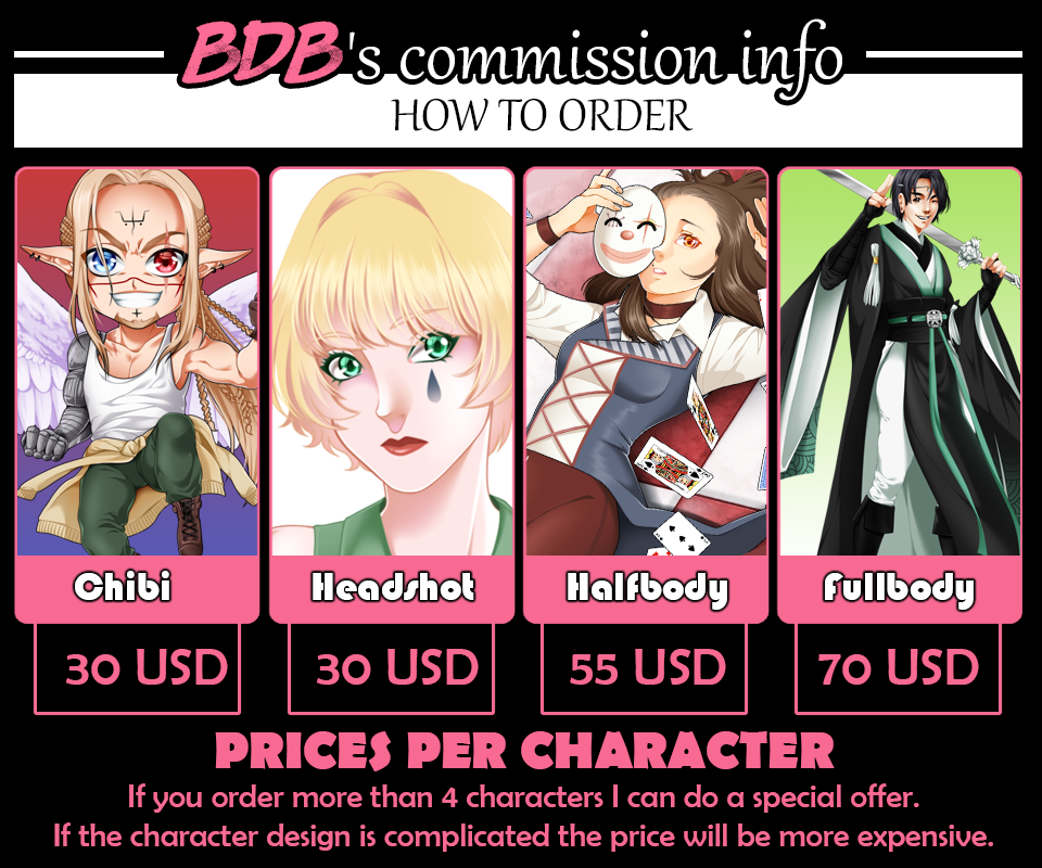 Commissions Open By Bdebockart On Deviantart