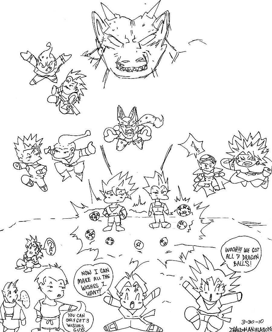 Line Art DBZ by ZRandomAnimations on DeviantArt