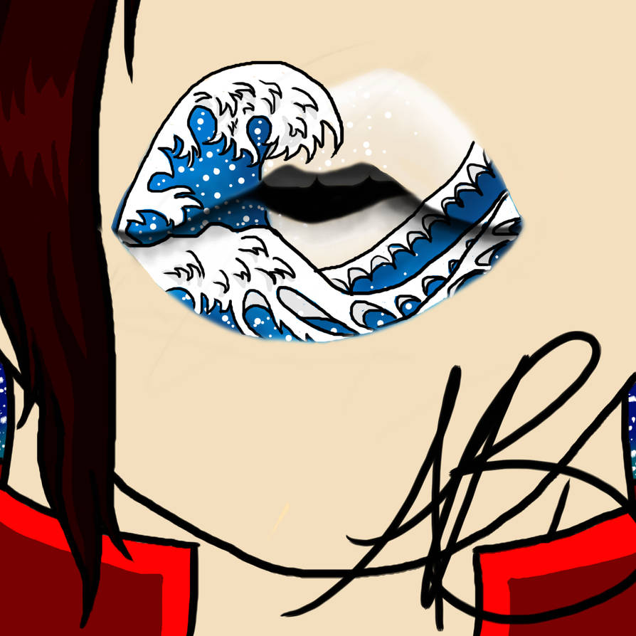 Momo Yaoyoruzu lip art by 1049286 on DeviantArt