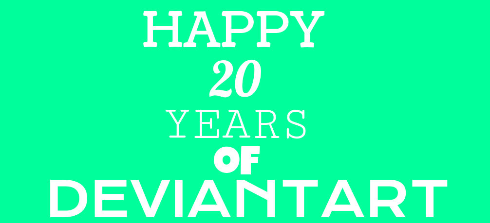 HAPPY 20 YEARS OF DEVIANTART!!!!! by GumballFan333 on DeviantArt