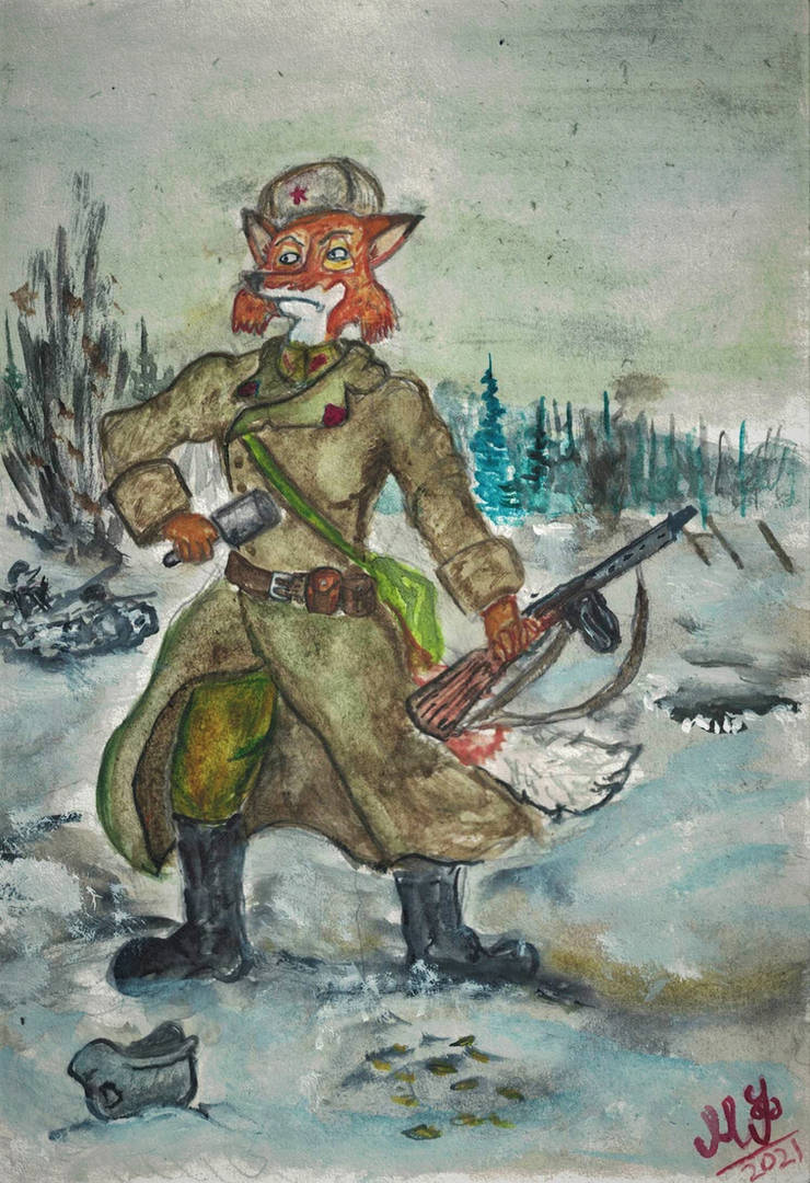 Defend the motherland, Moscow shall not fall! by VikingFedor on DeviantArt