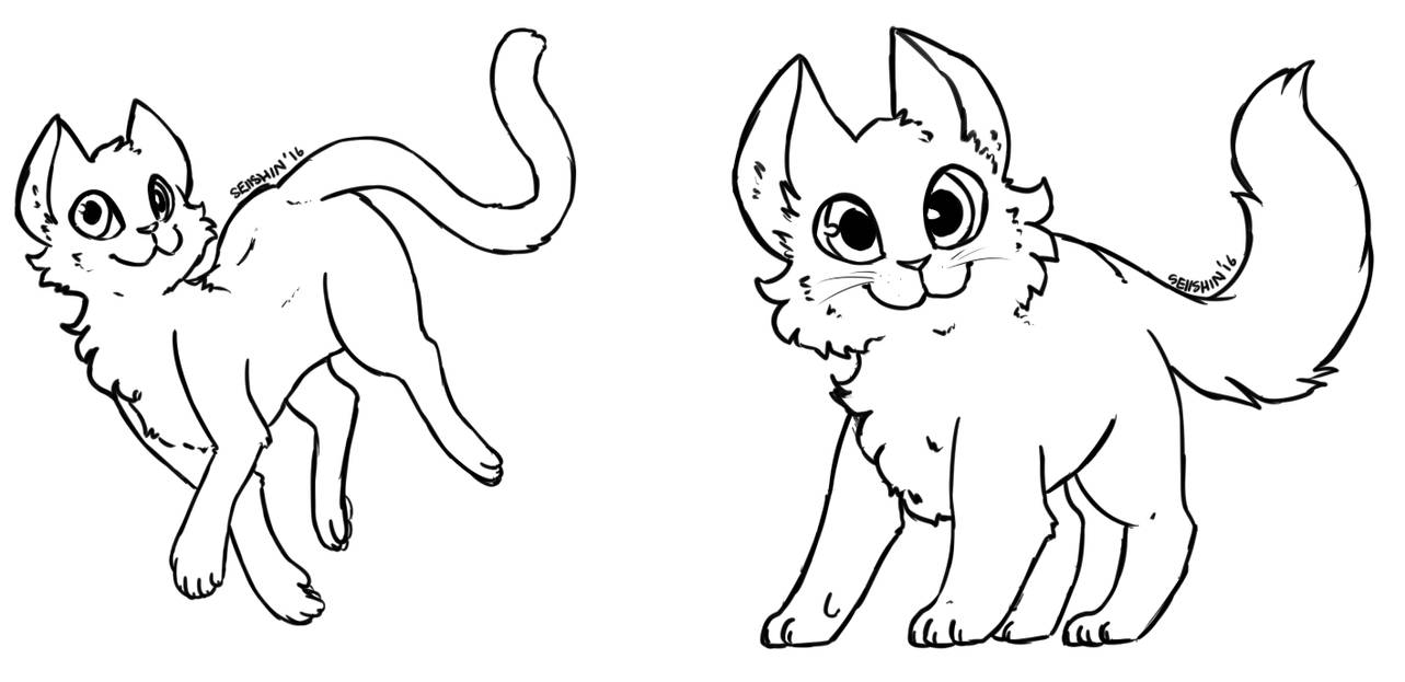 NEW Free Cat Lines by Seiishin on DeviantArt
