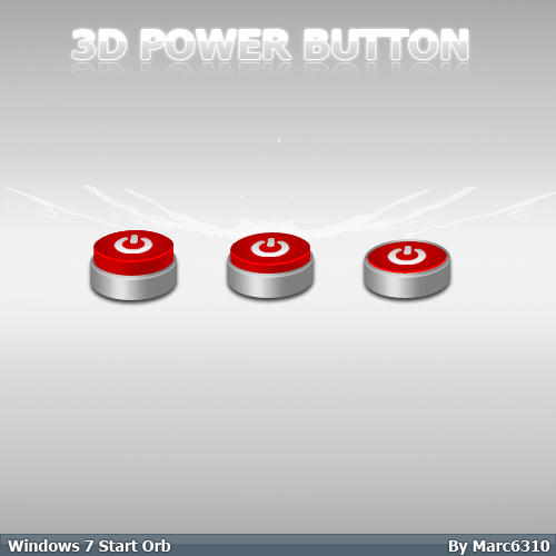 Power Button 3D by marc6310 on DeviantArt