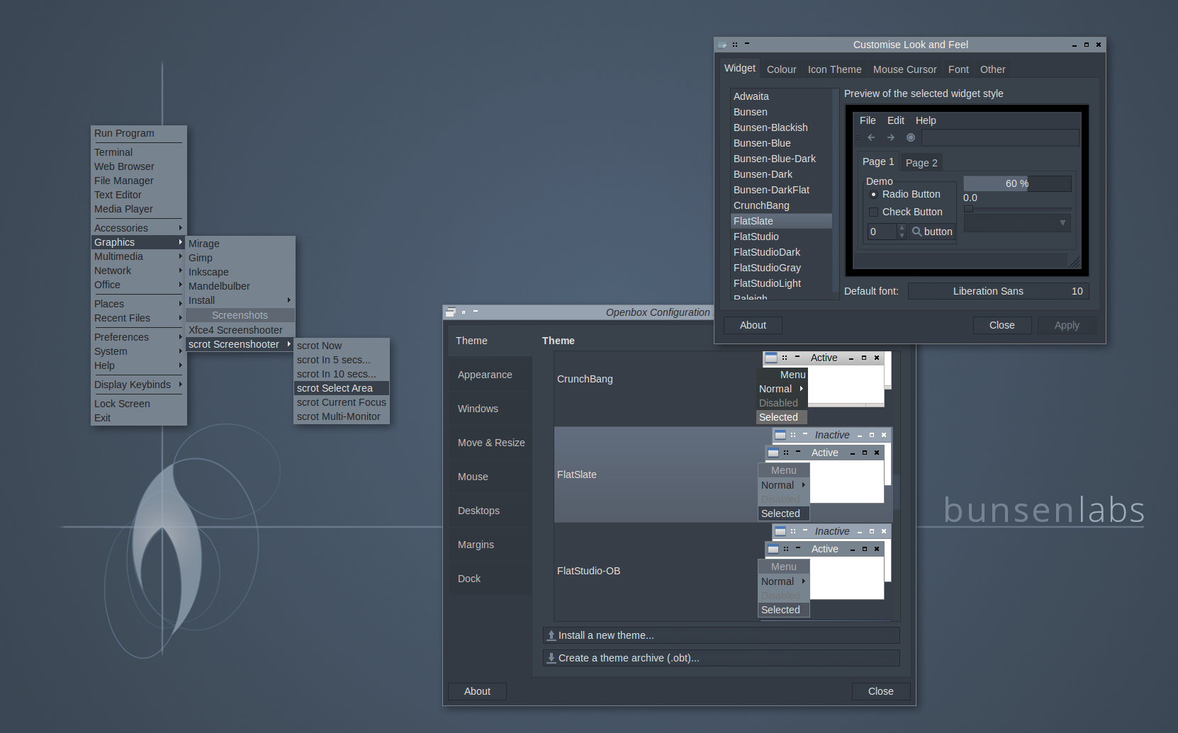 FlatSlate Openbox/GTK theme by capn-damo on DeviantArt