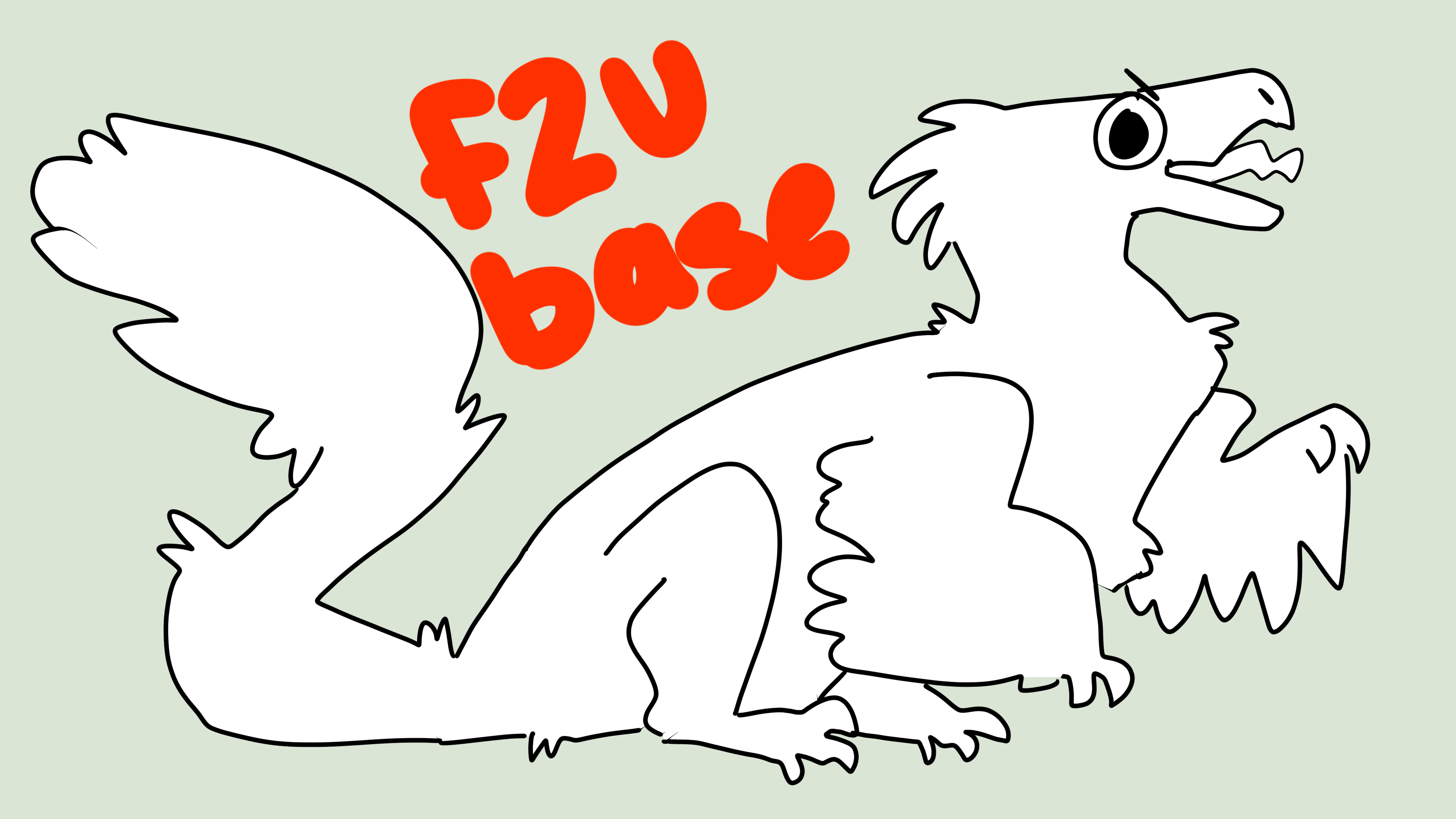 Anthro Dinosaur Base F2u