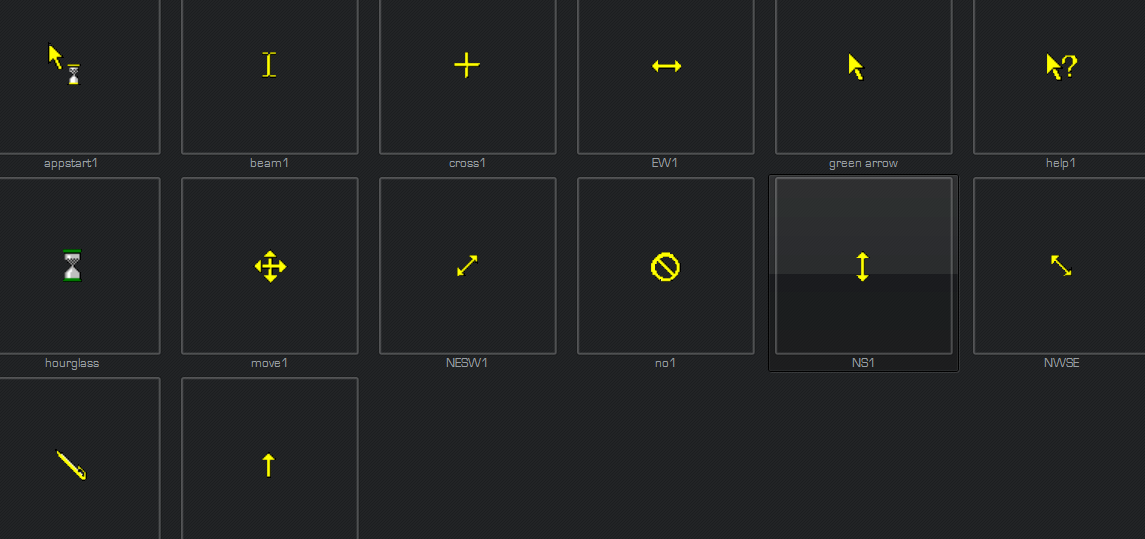 Yellow Cursors by MrToxicCodes on DeviantArt