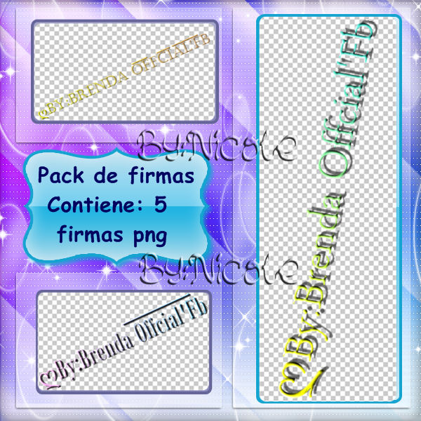 Pack de Firmas para Brenda by Nicolesita on DeviantArt