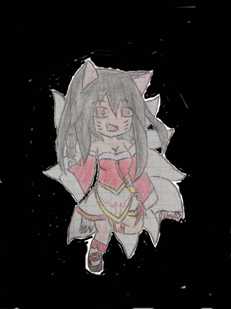 chibi ahri sticker by XCREEPYPASTA001 on DeviantArt