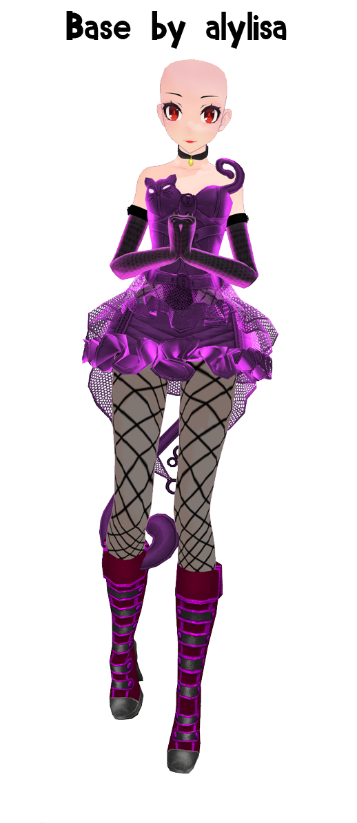 Tda base CatDress by alylisa by Alylisa on DeviantArt
