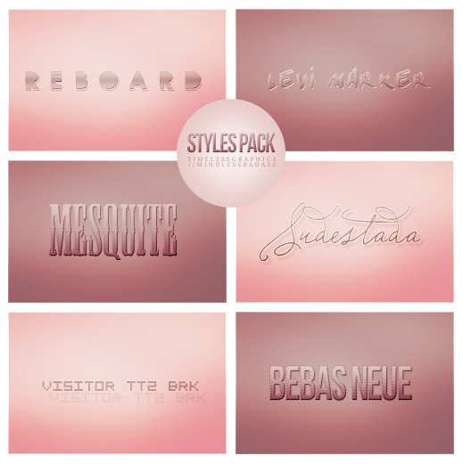 styles pack by mindlessbadass on DeviantArt
