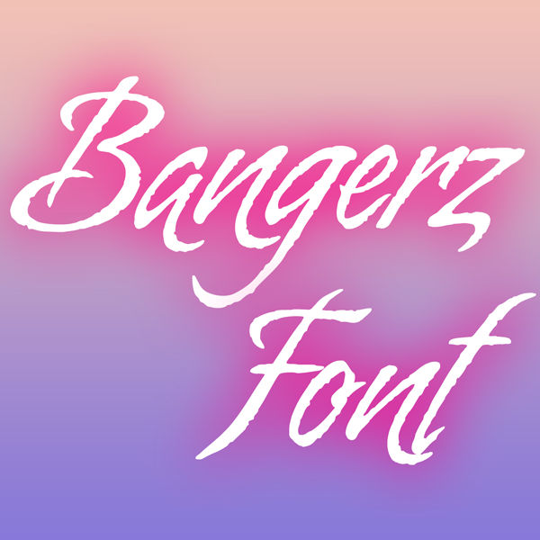 Miley Cyrus - Bangerz Font by EmersonFerro on DeviantArt