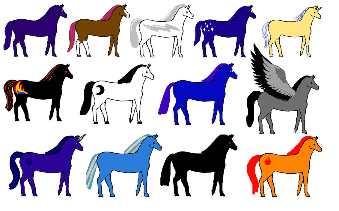Horse character design by NyxShadowhawk1 on DeviantArt