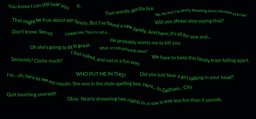 The great quotes of Artemis Crock. by youngjusticewriter on DeviantArt