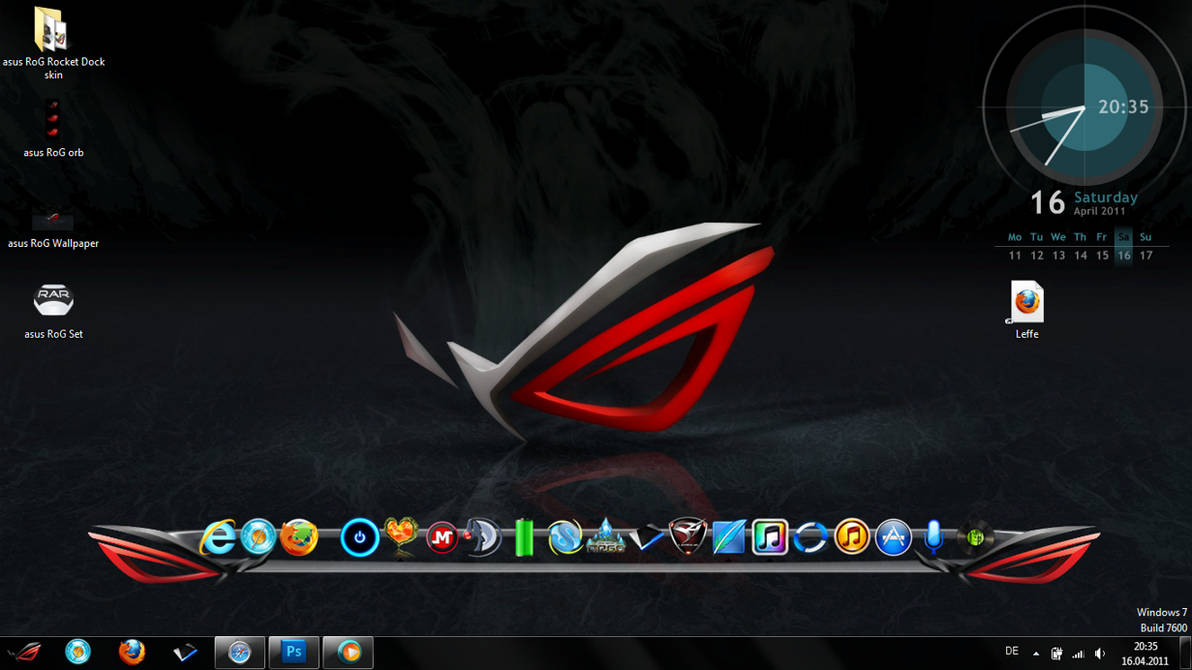asus RoG Desktop Set by LordFussel on DeviantArt