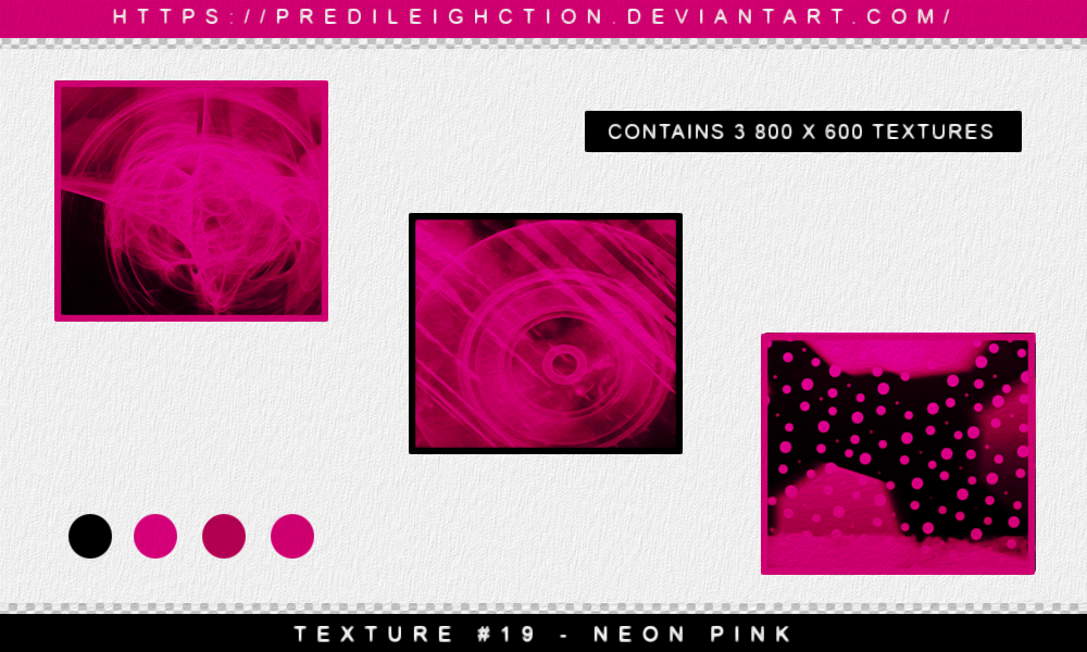 Texture Pack 19 - Neon Pink by Predileighction on DeviantArt