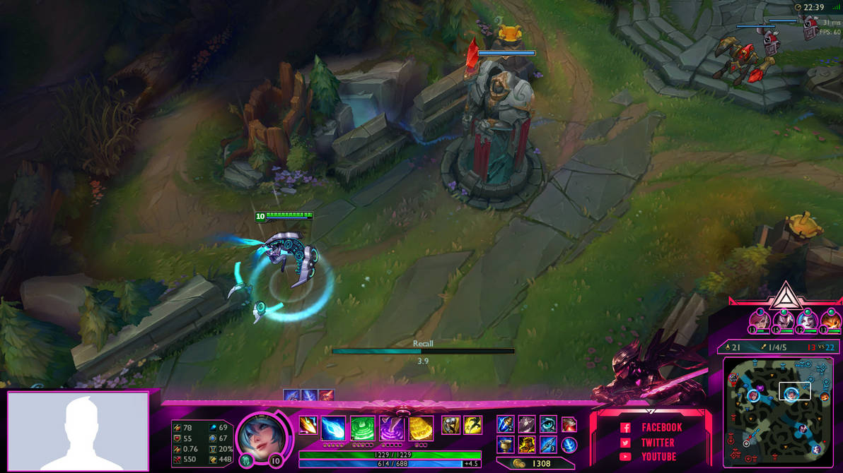 Free League of Legends Overlay by Tiignon on DeviantArt