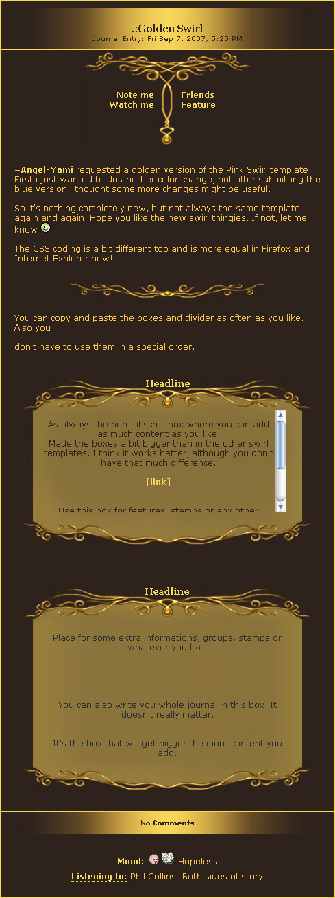 .:Golden Swirl by GinkgoWerkstatt on DeviantArt