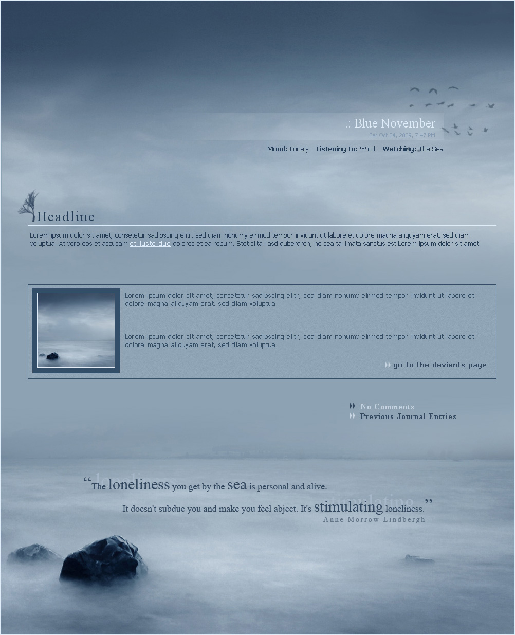 .:Blue November II by GinkgoWerkstatt on DeviantArt