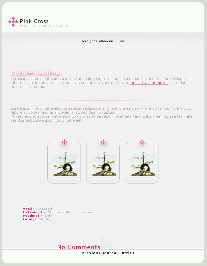 .:Pink Cross by GinkgoWerkstatt on DeviantArt