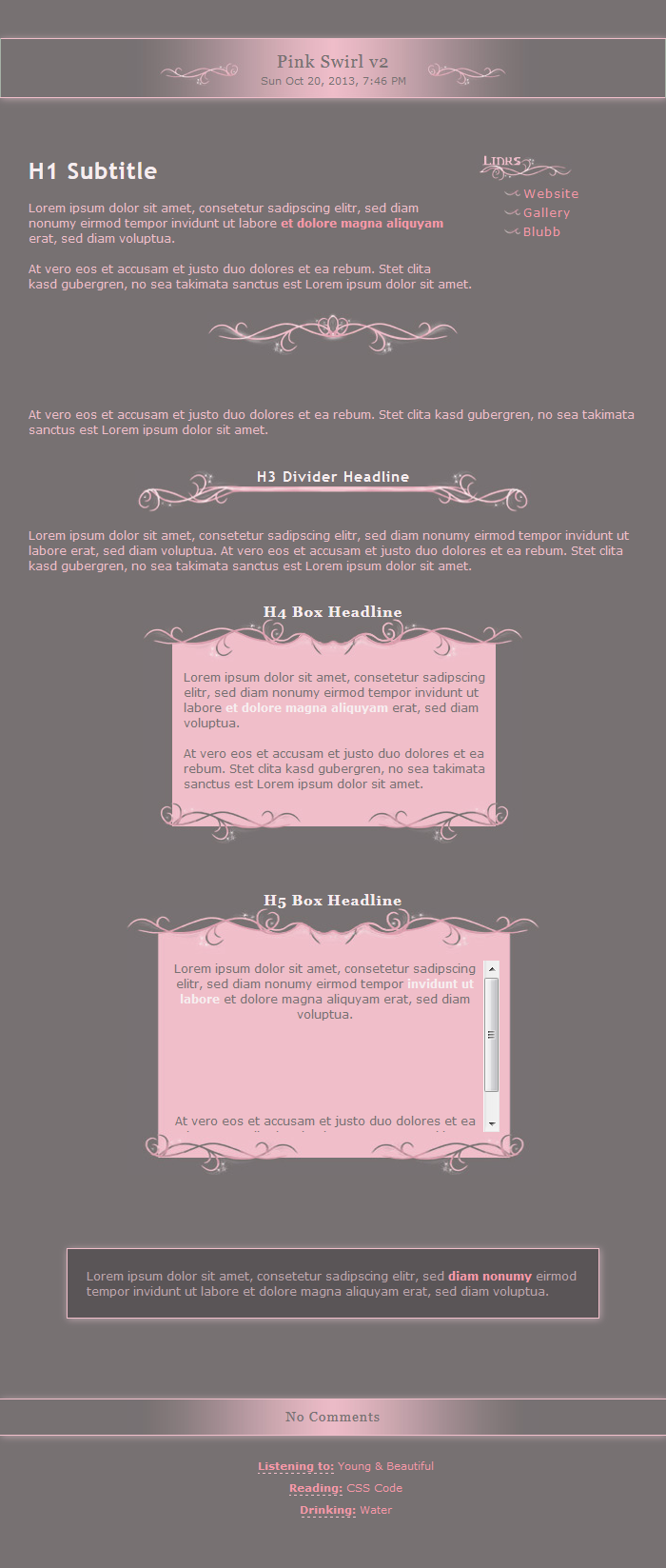 Pink Swirl v2 by GinkgoWerkstatt on DeviantArt