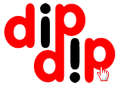 dipdip ambigram logo animated by sethness on DeviantArt