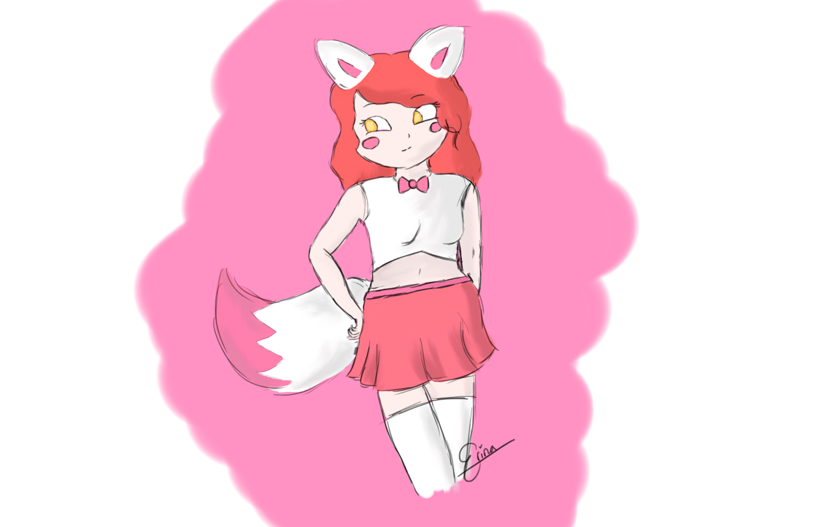 Humanized Mangle by TheWinterDragons on DeviantArt