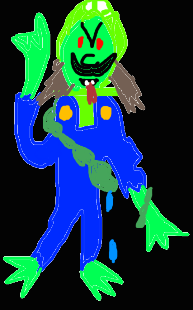 Swamp Luigi (Monster version) by Mk342911 on DeviantArt