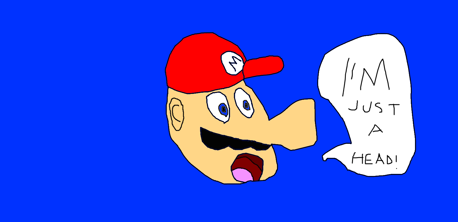 Talking Mario Head Of Certain Death. :3 by LogoBoyEnterprises on DeviantArt