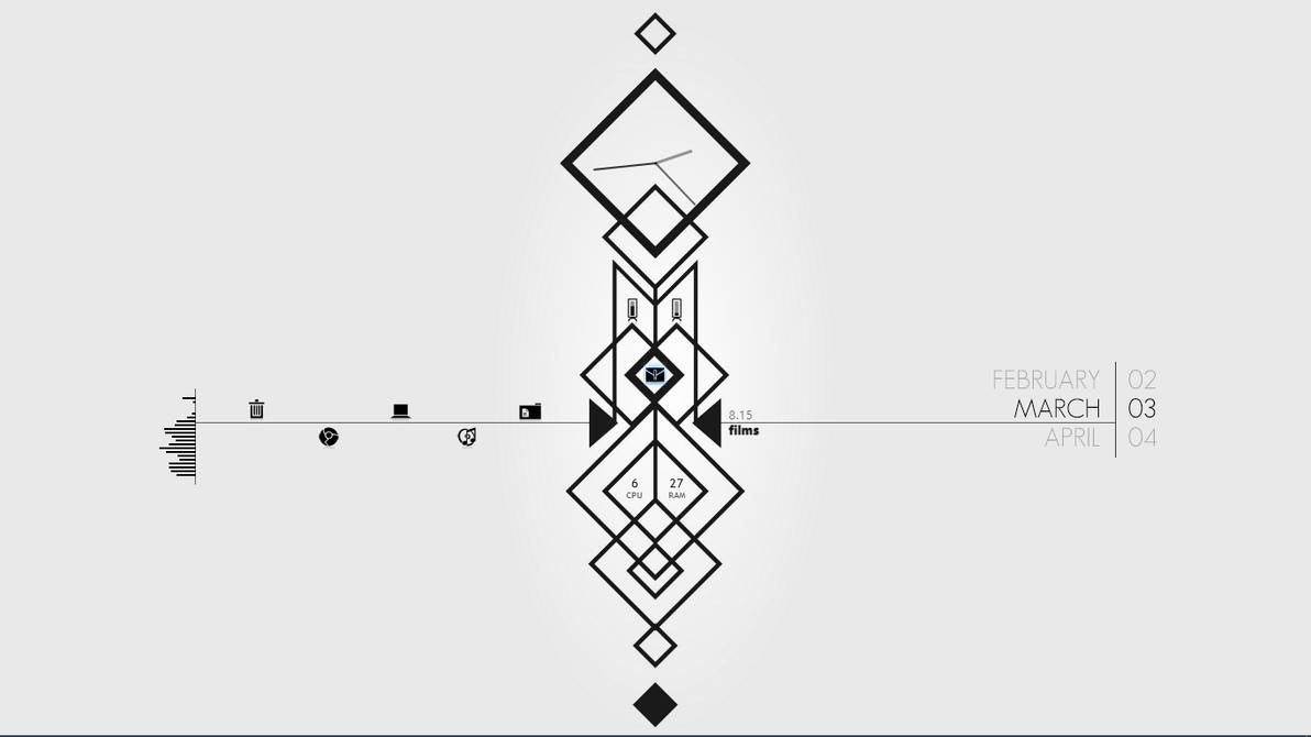 Geometry Rainmeter by Iroaseta on DeviantArt