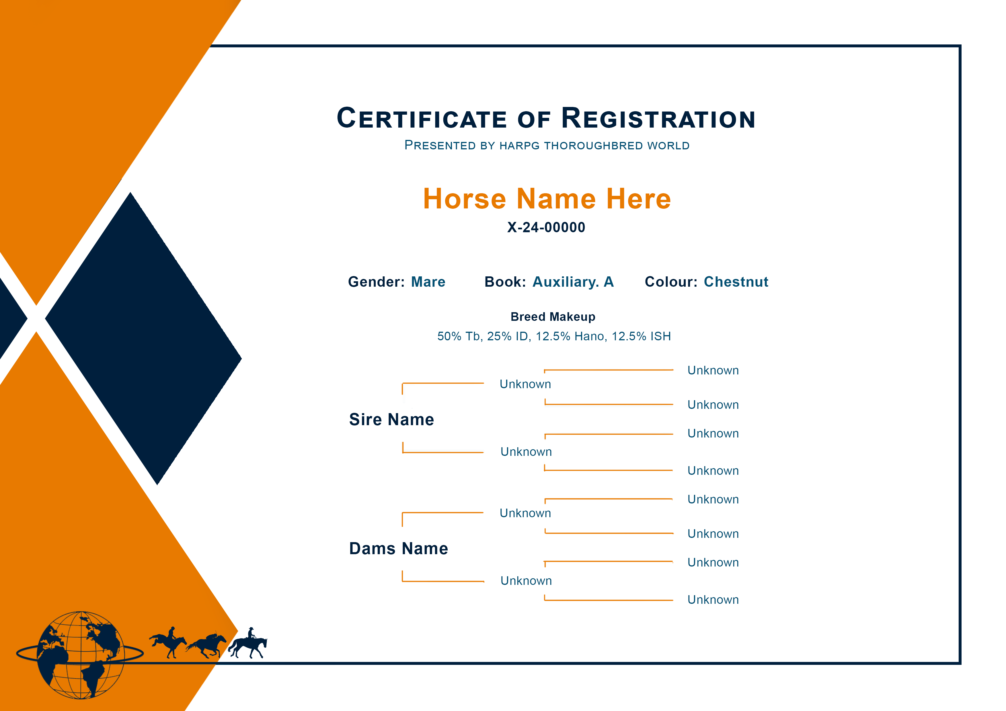 TW Crossbred Registration certificate by TWAdmin on DeviantArt