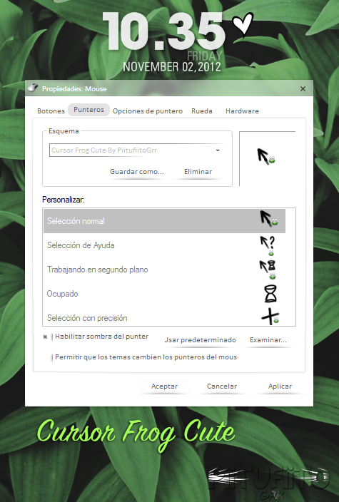 Cursor Frog Cute By PiitufiitoGrr by PiitufiitoGrr on DeviantArt