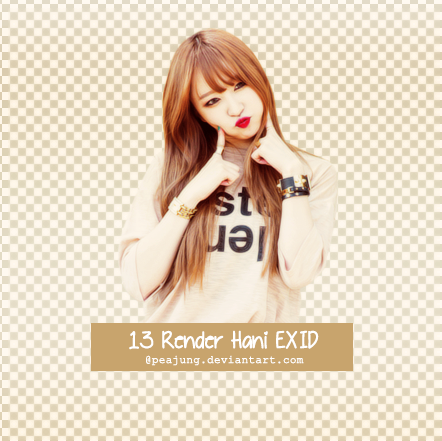 Pack Render Hani EXID #2 by PeaJung on DeviantArt