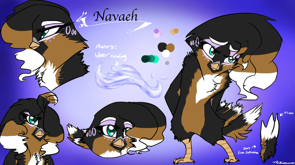 Navaeh ref sheet 2016 by Thekinzcat104 on DeviantArt