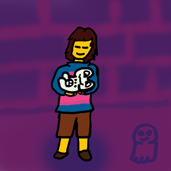 Frisk in Ruins by GhostM-Sorrow on DeviantArt
