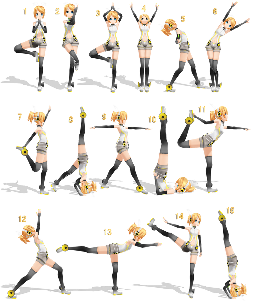 [MMD] Yoga Pose Pack - DL by Snorlaxin on DeviantArt
