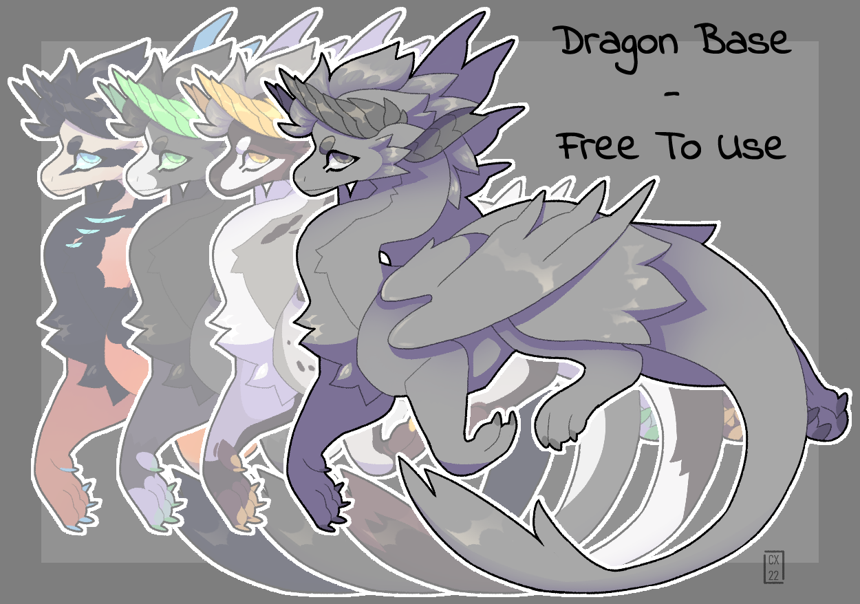 Dragon Base | FTU by Croxiin on DeviantArt